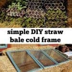 How to Build a Straw Bale Cold Frame - The Reid Homestead