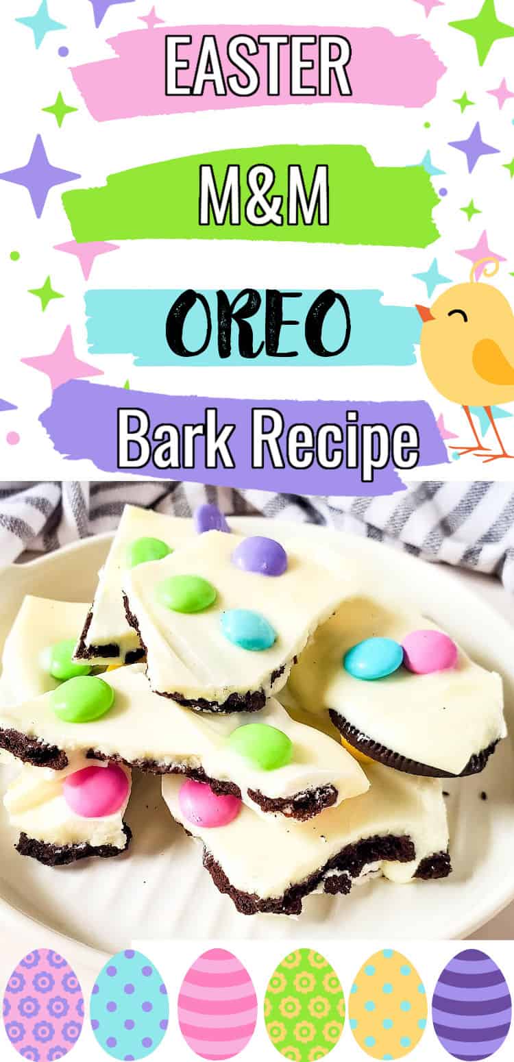 Easter M&M Oreo Bark Recipe